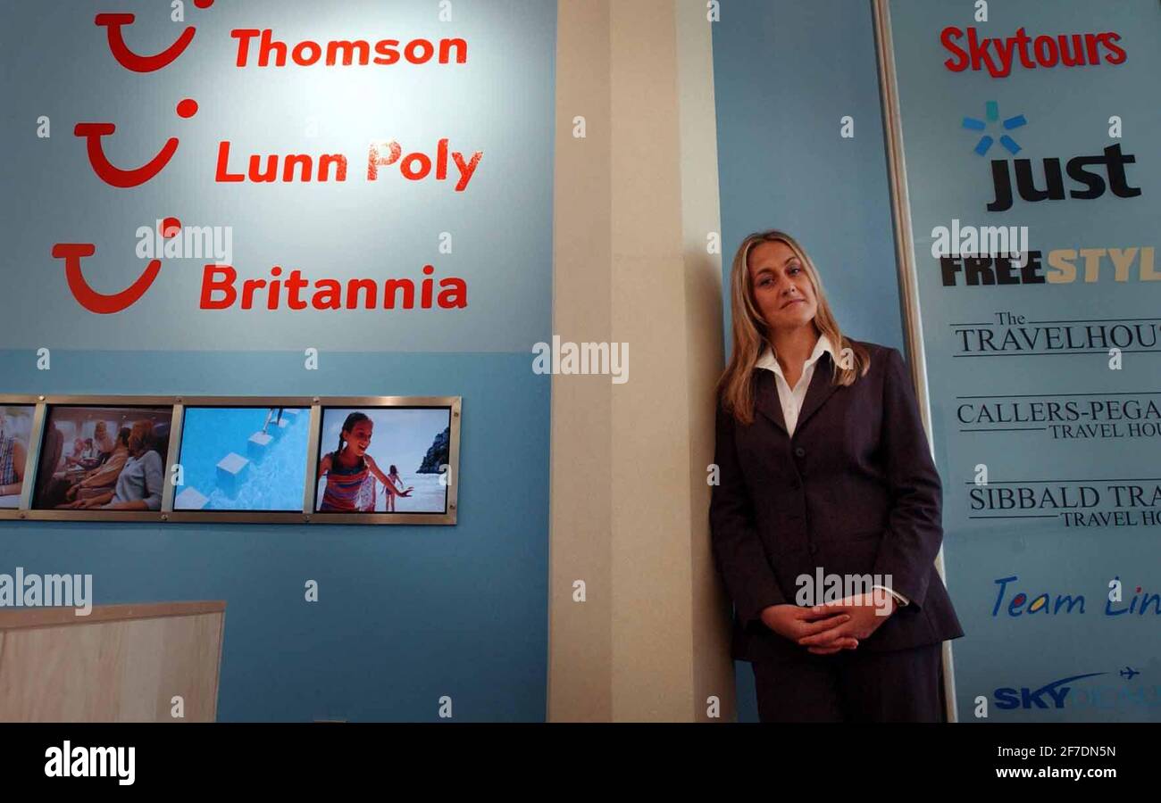 ADELE WARD ,OVERSEAS TRAINING ADVISOR AT TUI.Thomson Travel Stock Photo ...