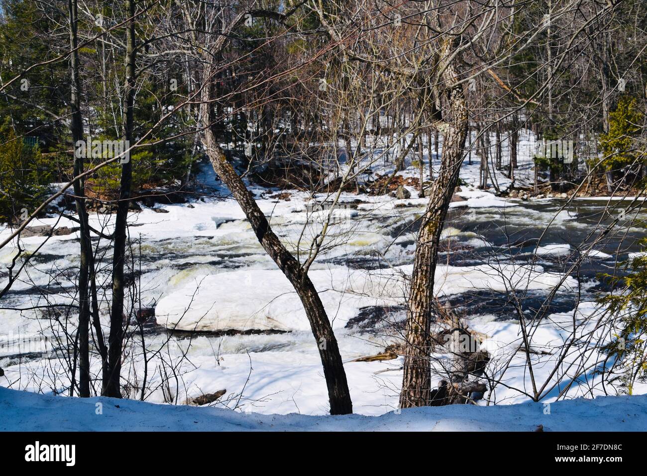 The Wilson waterfalls north of Montreal. A local favourite to escape ...