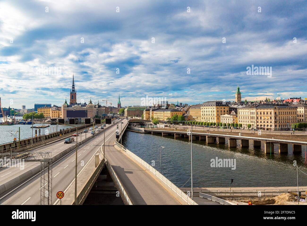 Gamla Stan, the old part of Stockholm, Sweden in a summer day Stock ...