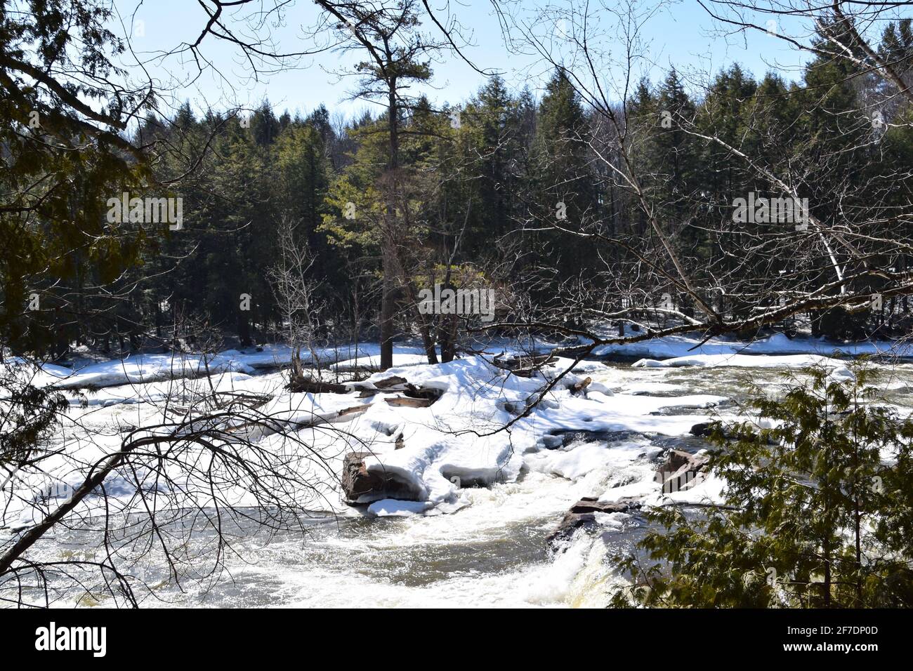 The Wilson waterfalls north of Montreal. A local favourite to escape ...