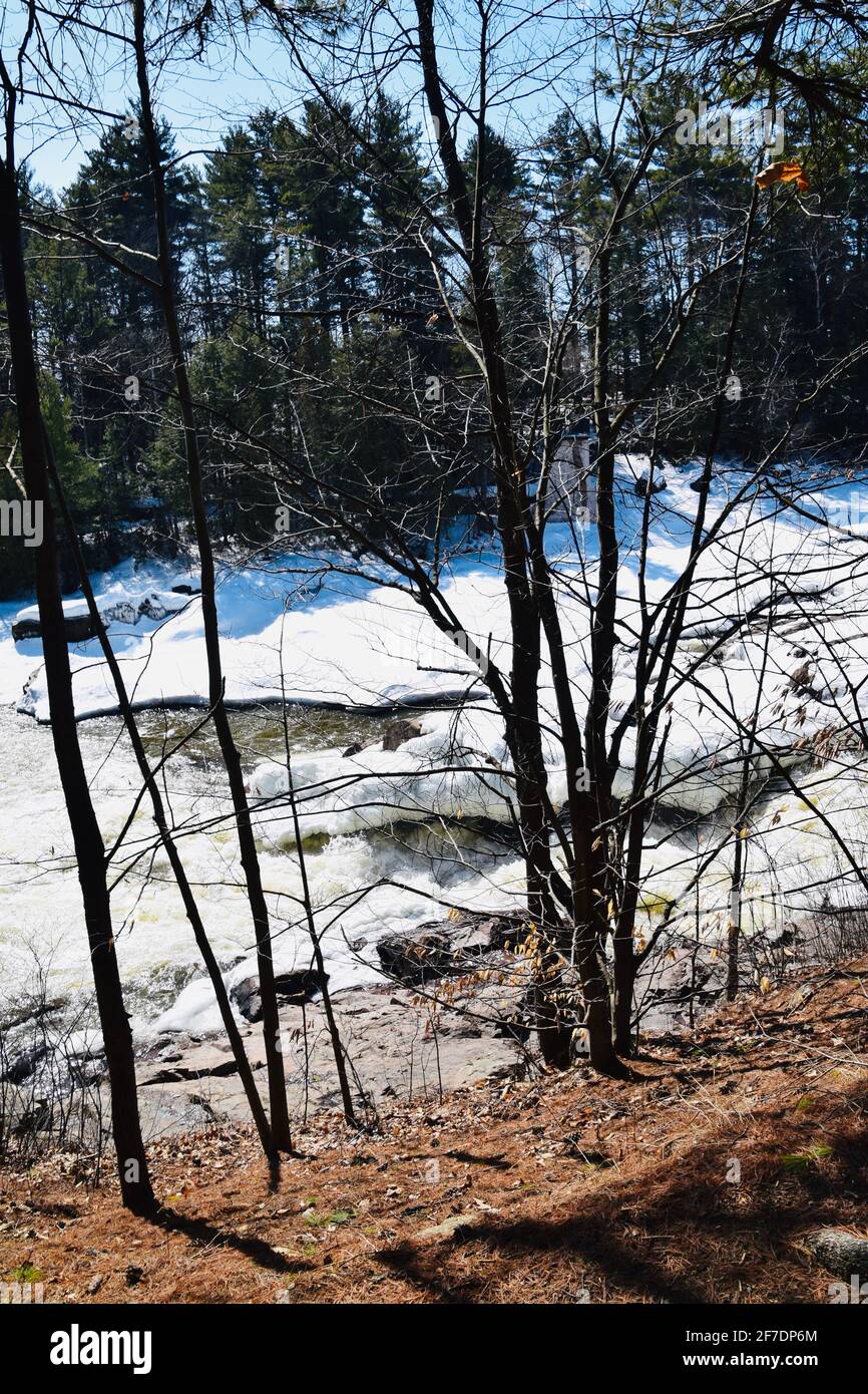 The Wilson waterfalls north of Montreal. A local favourite to escape ...