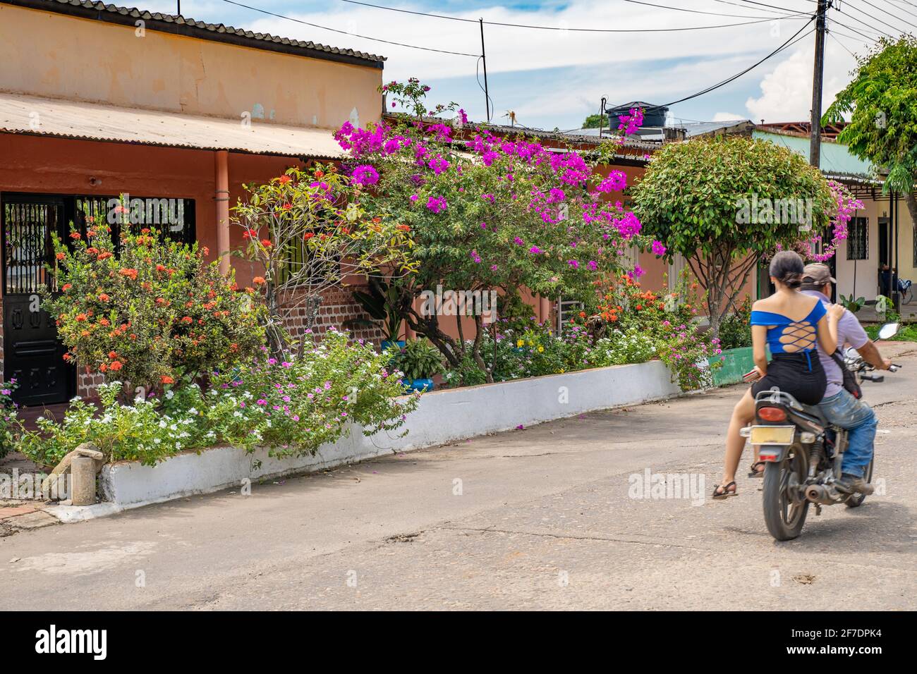 typical life scene of Puerto Lopez, Meta, Colombia Stock Photo - Alamy