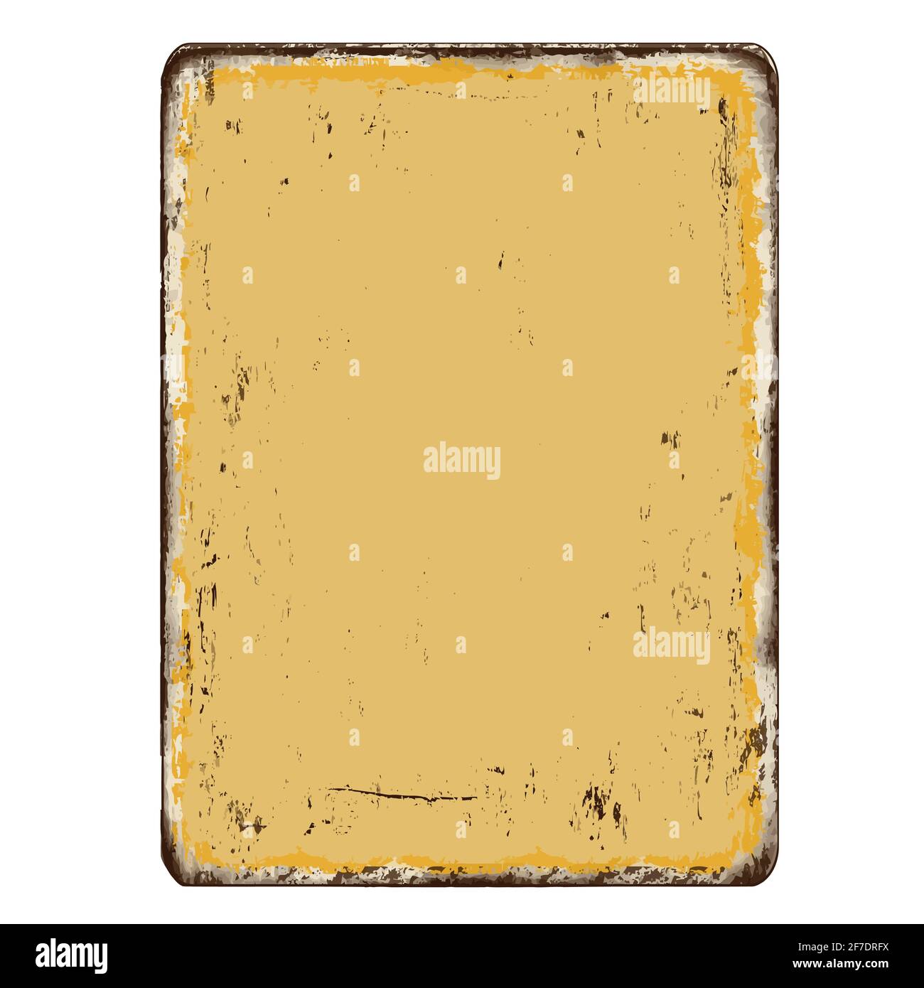 Empty vintage tin sign Stock Vector Images - Alamy