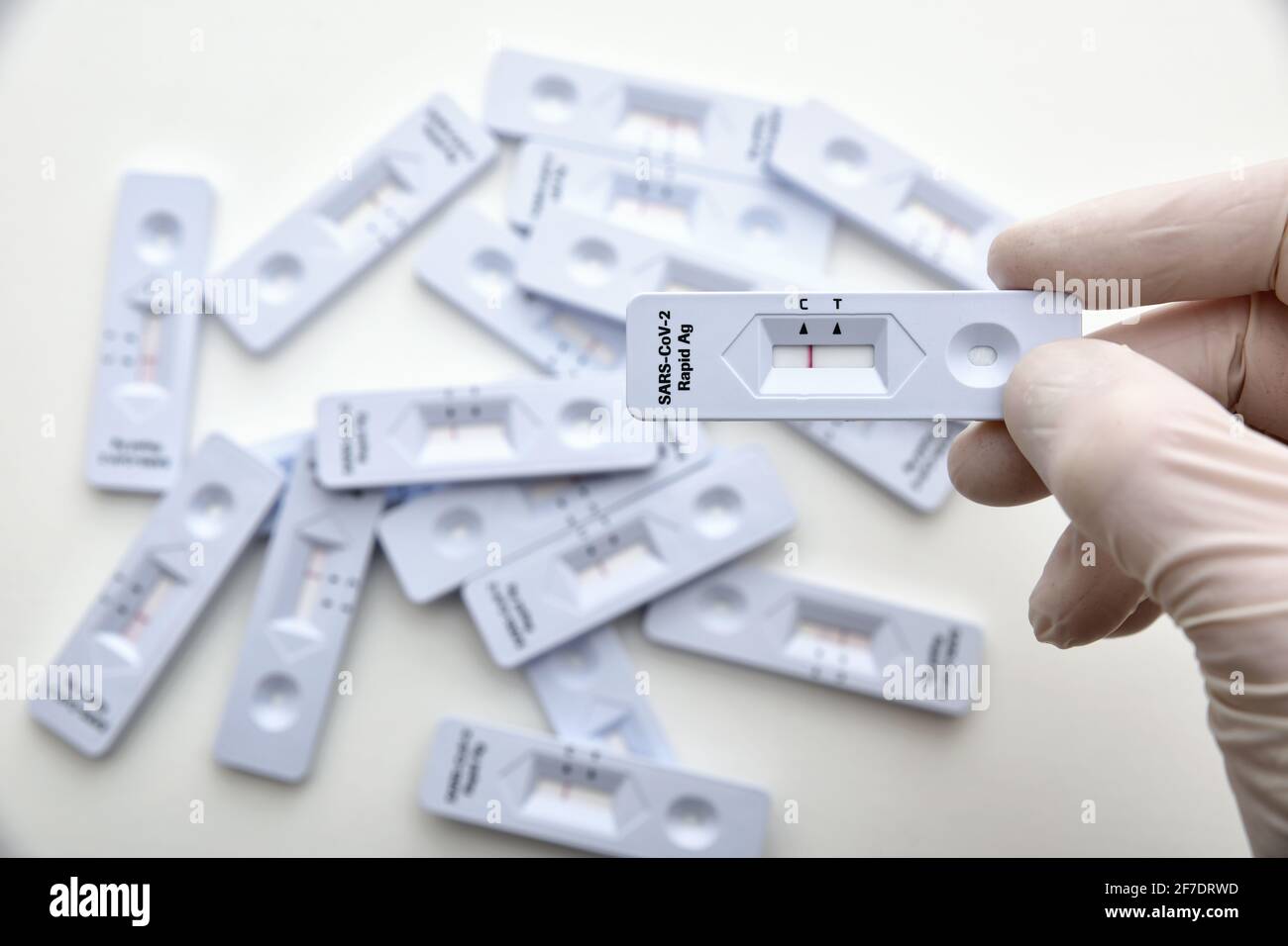 COVID-19 virus disease healthcare check, corona virus rapid antigen ...