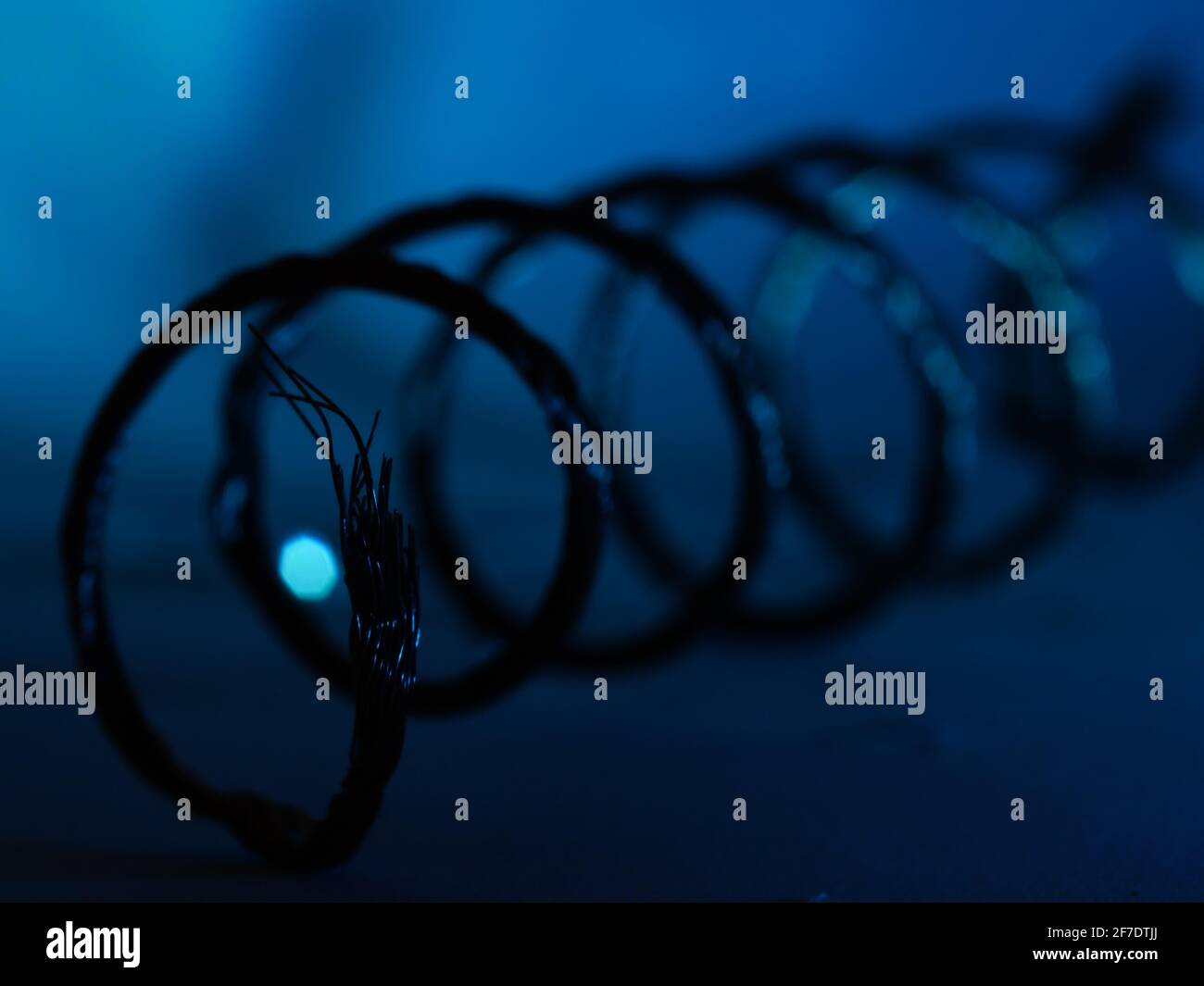 Abstract Macro Photography droplets, glass and metal Stock Photo - Alamy