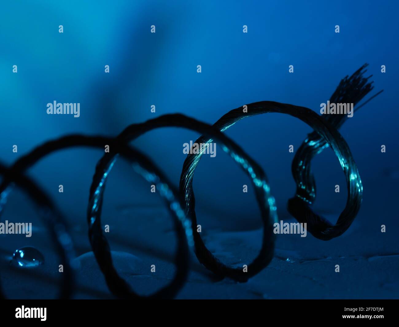 Abstract Macro Photography droplets, glass and metal Stock Photo - Alamy