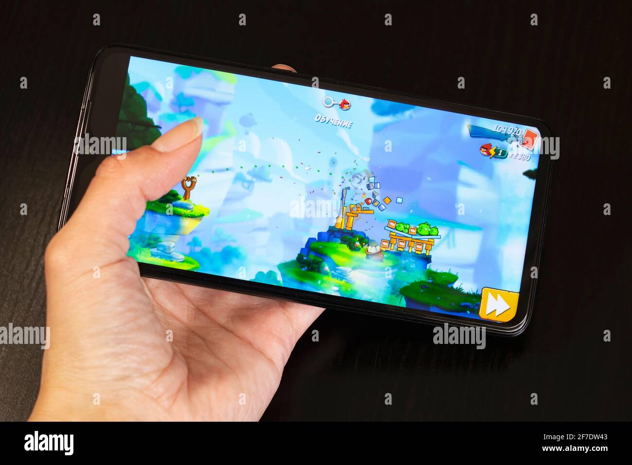 Angry birds game phone hi-res stock photography and images - Alamy