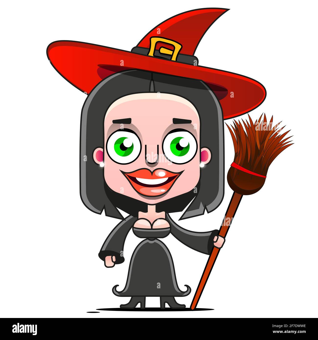 Cartoon ugly old witch hi-res stock photography and images - Alamy