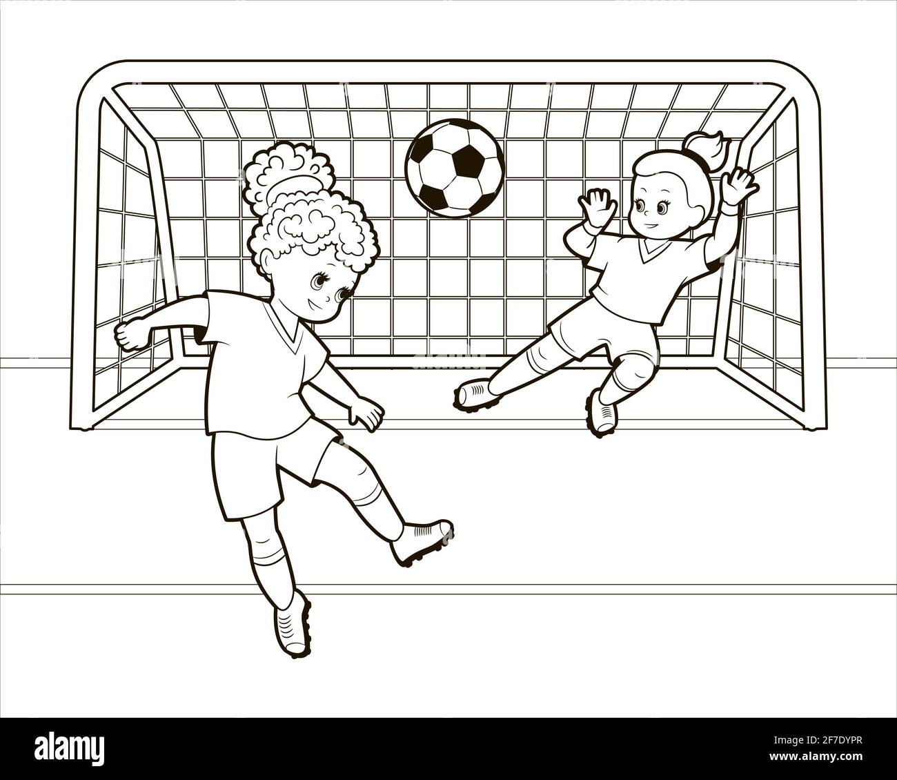 Soccer Goal Clip Art Black And White