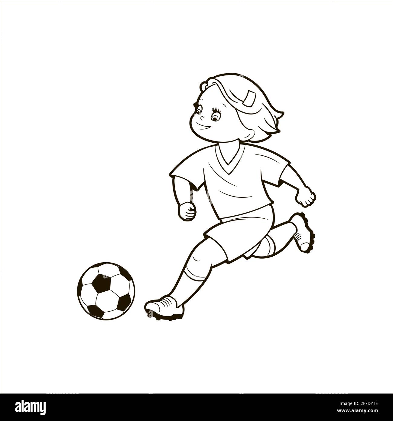 Kicking Clipart Black And White School