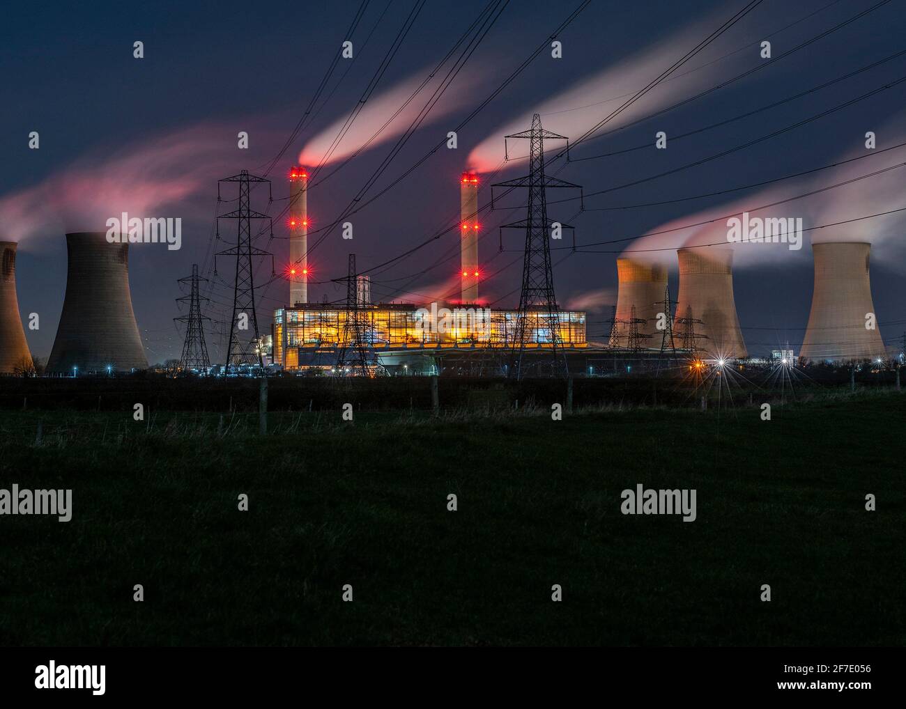 West Burton Power Station near Retford Stock Photo - Alamy