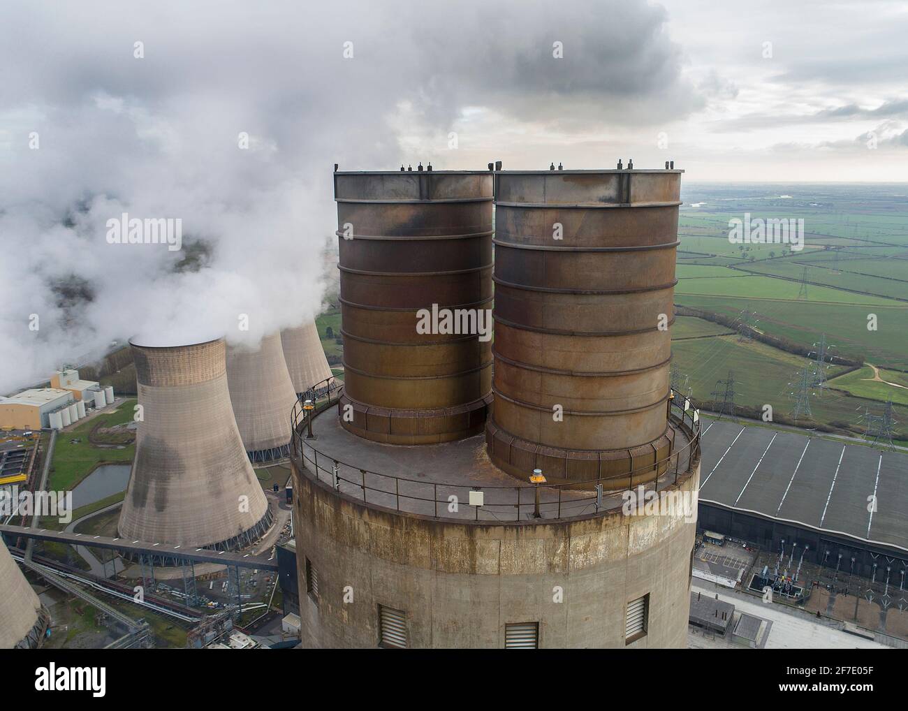 West Burton Power Station near Retford Stock Photo - Alamy