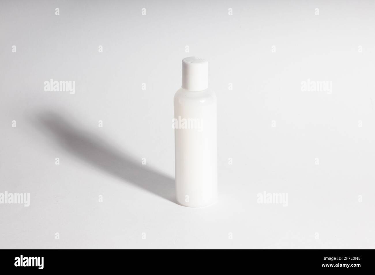 Plastic containers without labels or brand on a white background Stock ...