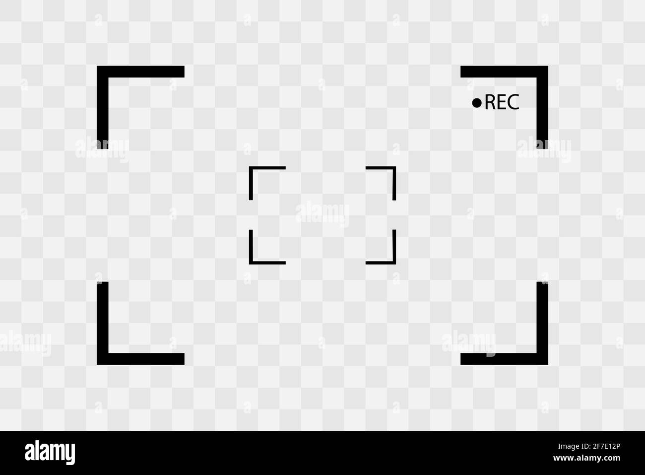 Camera viewfinder transparent background Black and White Stock Photos ...
