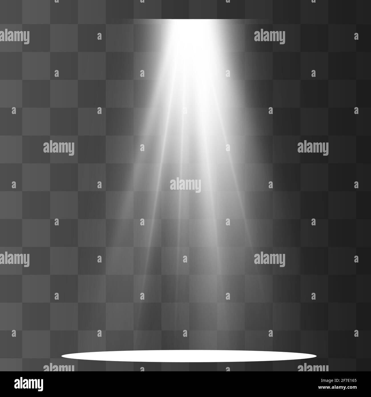 Vector spotlight. Light effect.Glow isolated white transparent light ...
