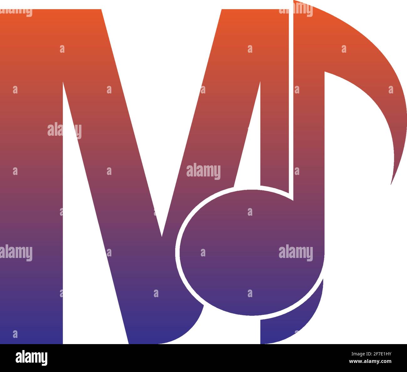 M letter song logo hi-res stock photography and images - Alamy