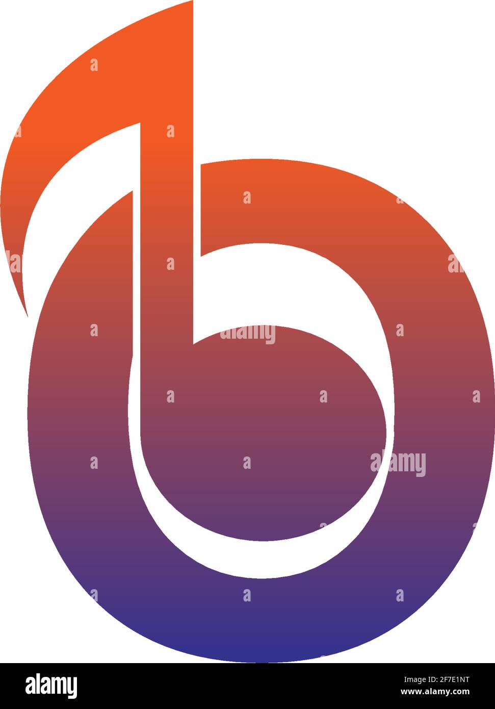 Letter O logo icon with musical note design symbol template vector ...