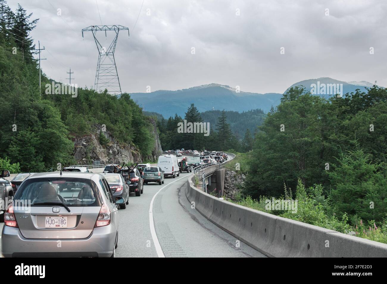 Vancouver traffic congestion hi-res stock photography and images - Alamy