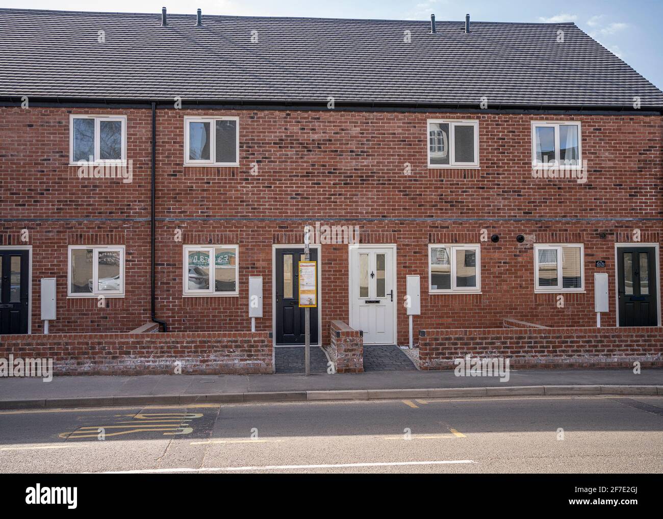 House For Sale Stapenhill Stock Photo - Alamy