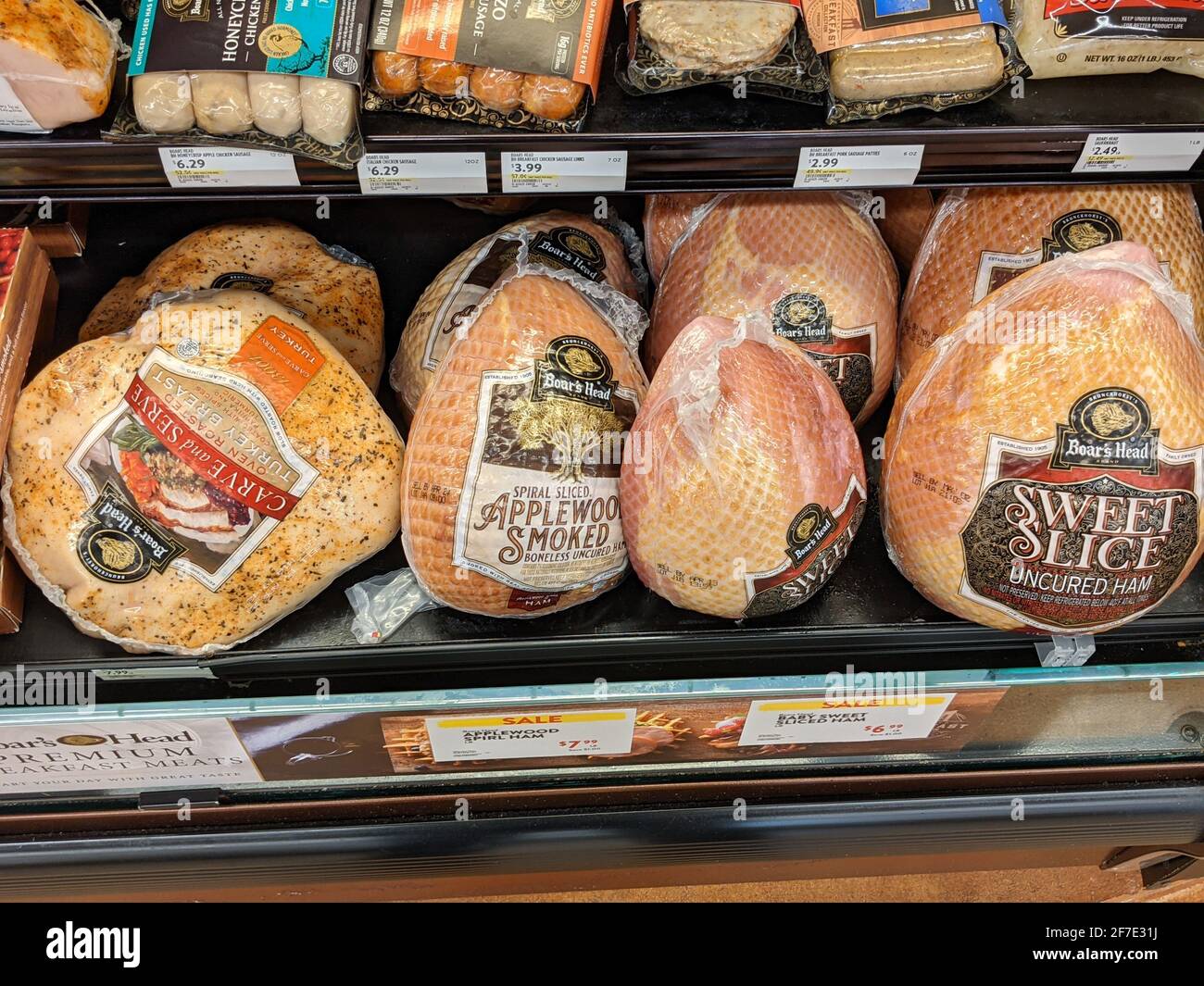 Delicious Packages of Meat Available for Purchase Stock Photo - Alamy