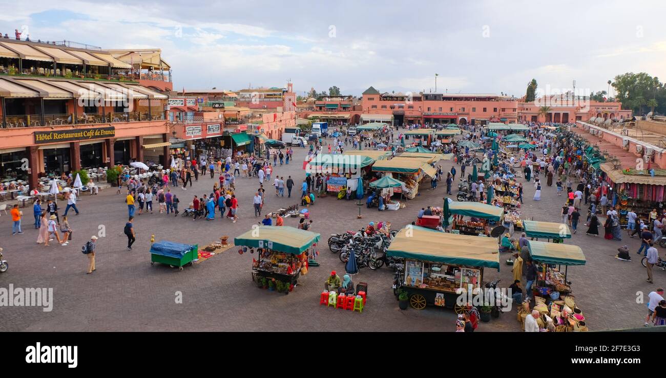 Jemaa el-Fnaa is a square and marketplace in Marrakech's medina (old ...