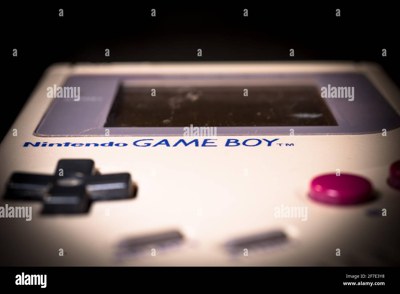 Gameboy Nintendo details Stock Photo - Alamy