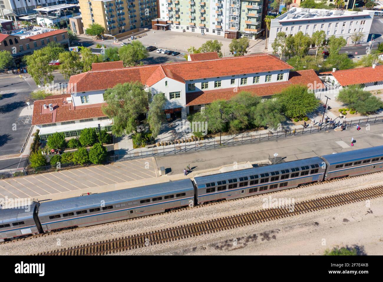 Amtrak Tucson Station, Arizona, AZ, USA Stock Photo - Alamy