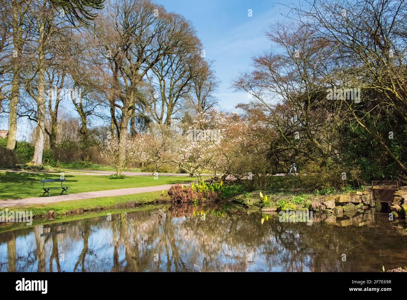 Hodnet Hall Gardens Stock Photo - Alamy