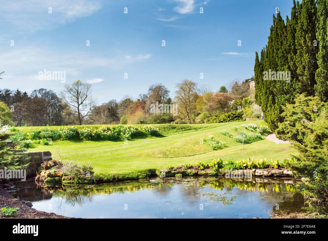 Hodnet Hall Gardens Stock Photo - Alamy