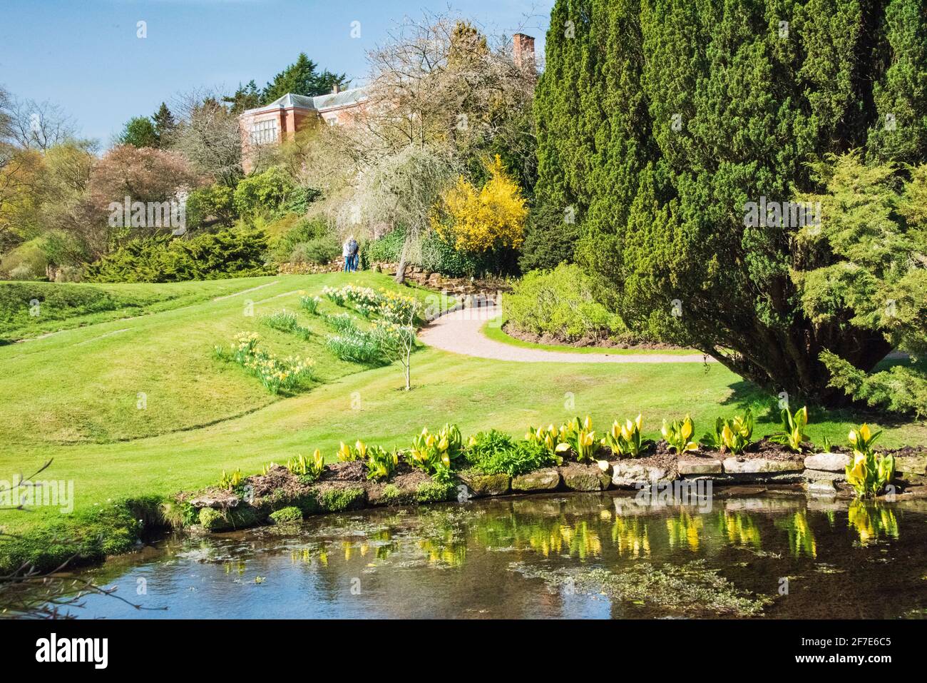 Hodnet Hall Gardens Stock Photo - Alamy