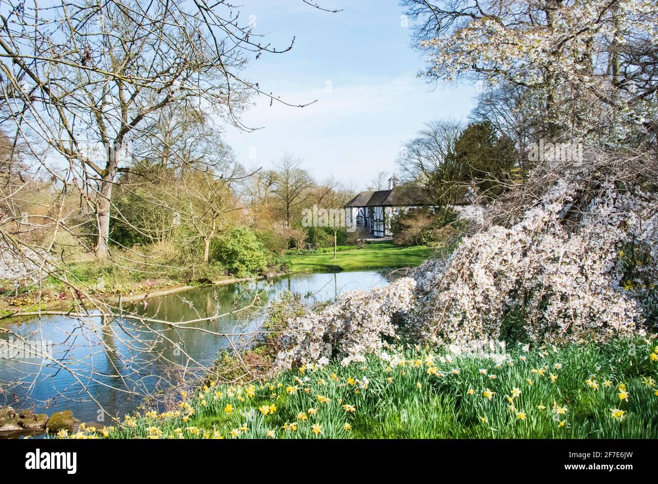 Hodnet Hall Gardens Stock Photo - Alamy
