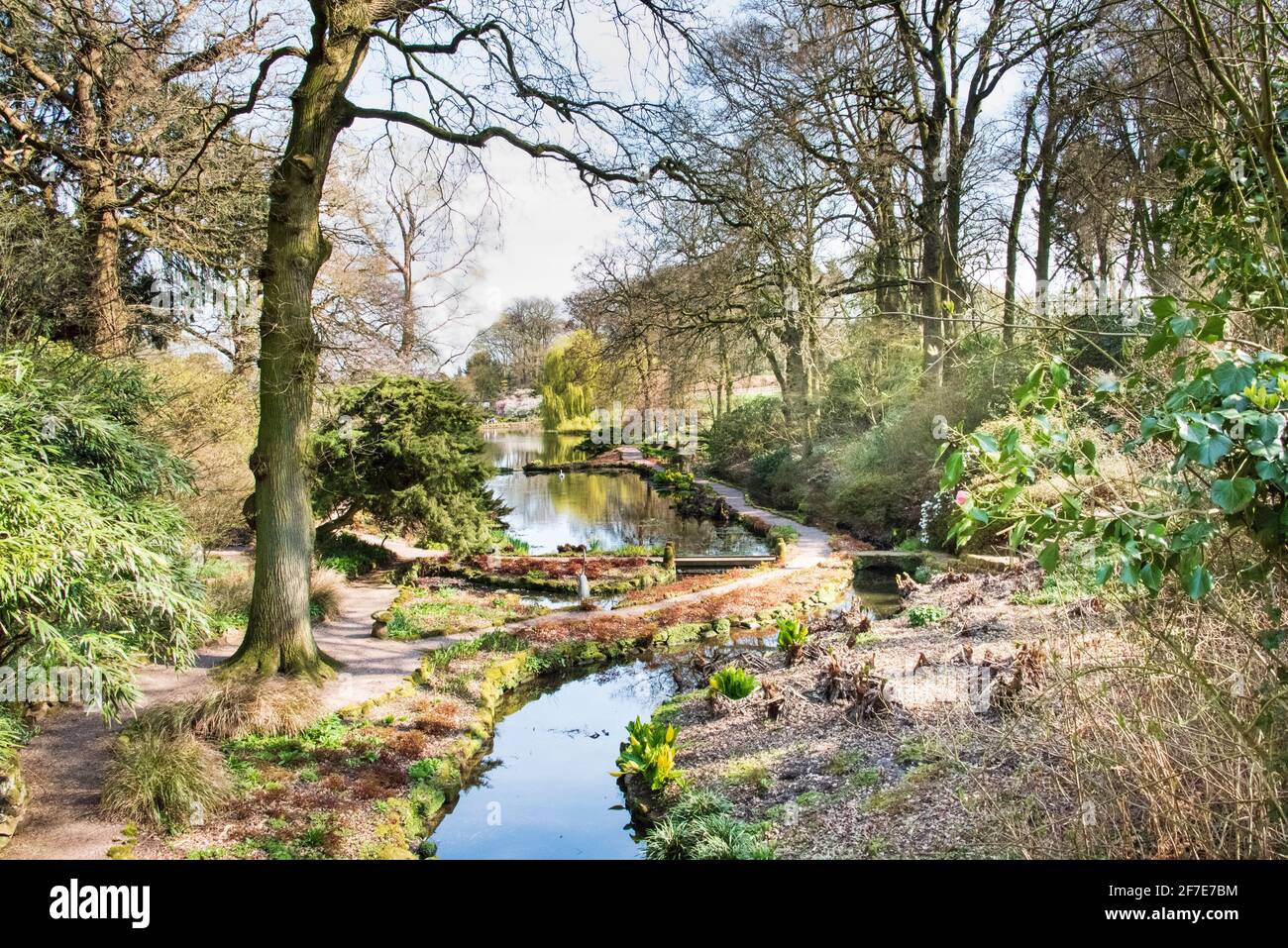 Hodnet Hall Gardens Stock Photo - Alamy