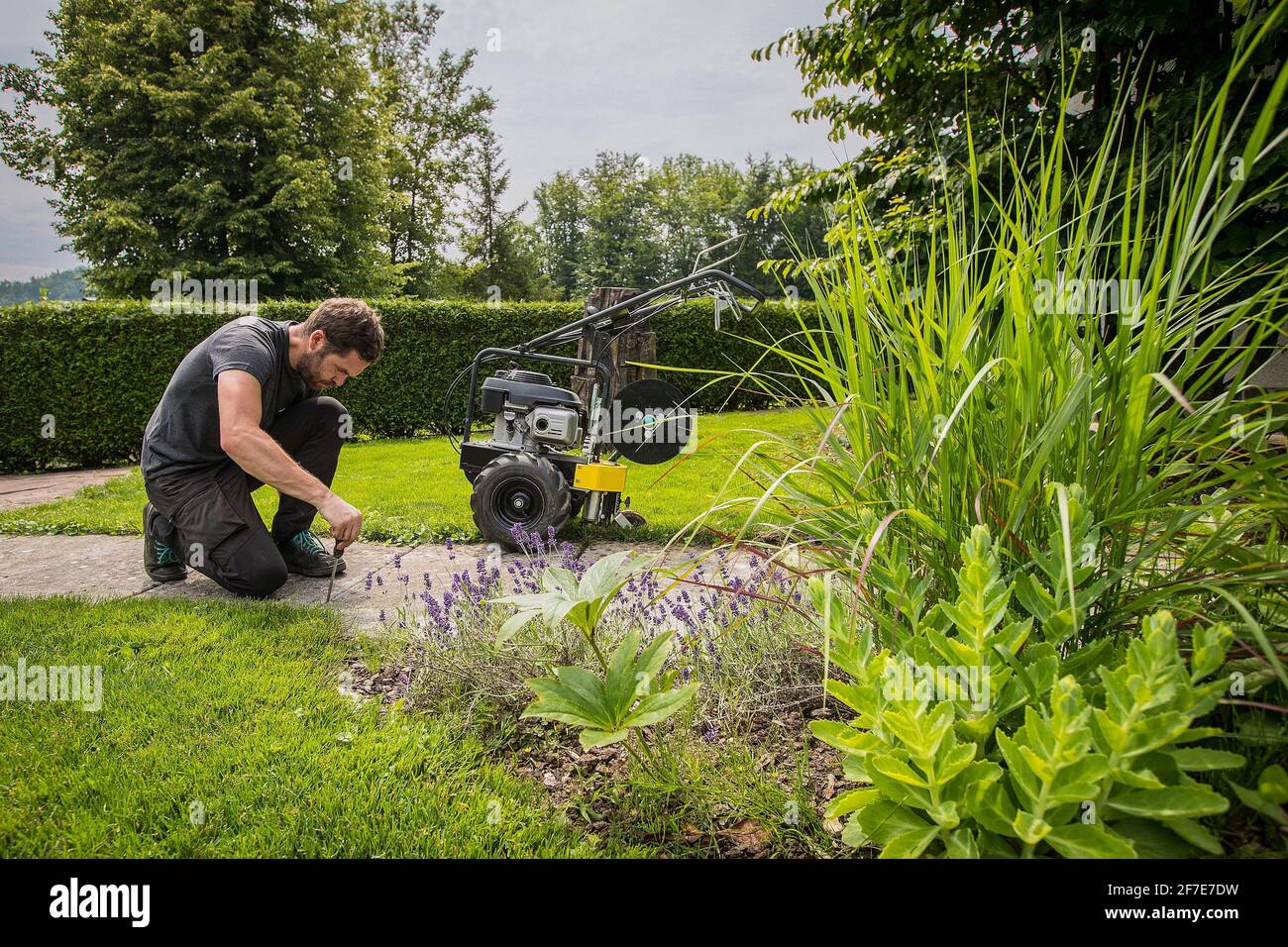Underground cable laying machine hi-res stock photography and images ...