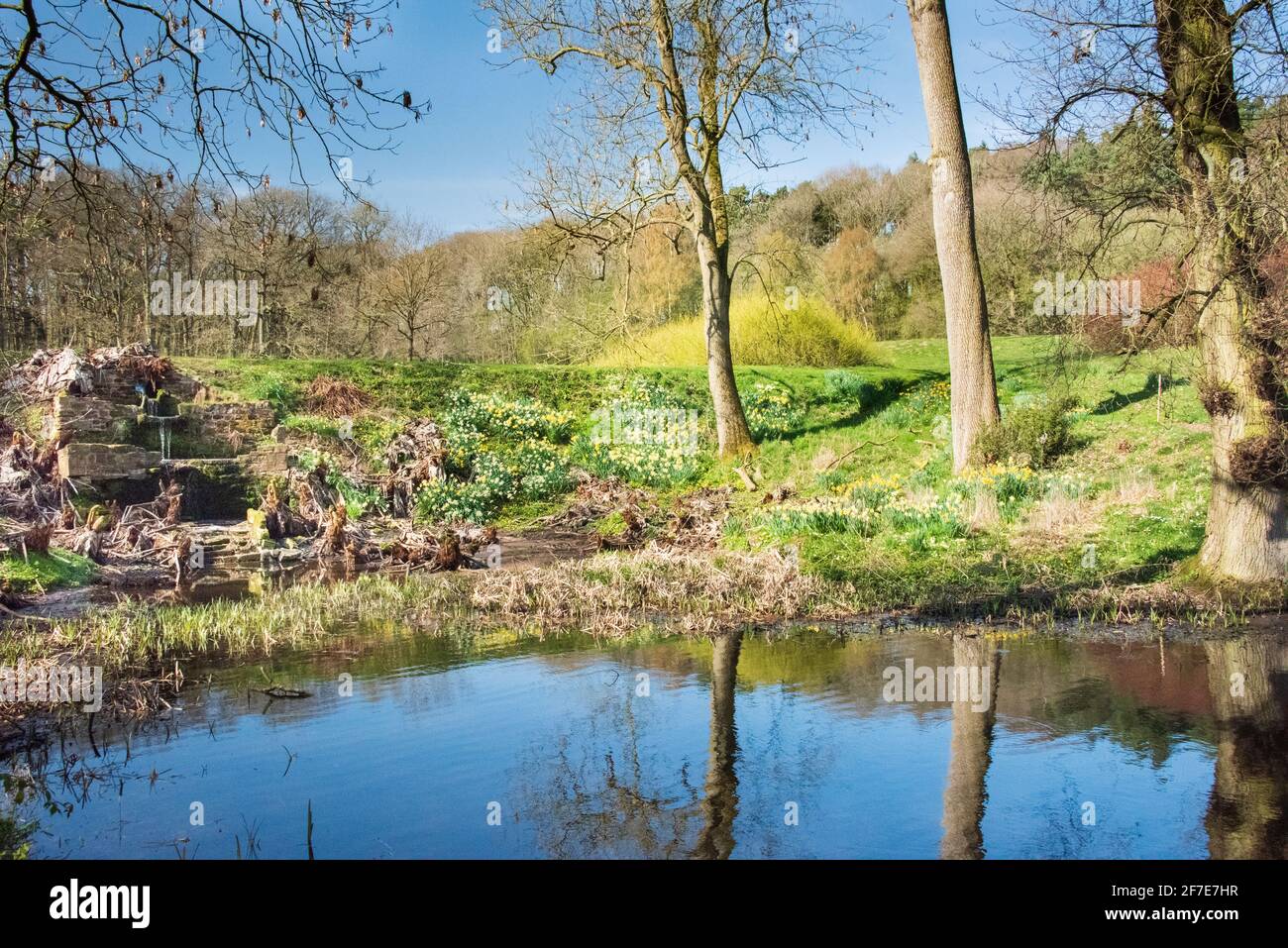 Hodnet Hall Gardens Stock Photo - Alamy