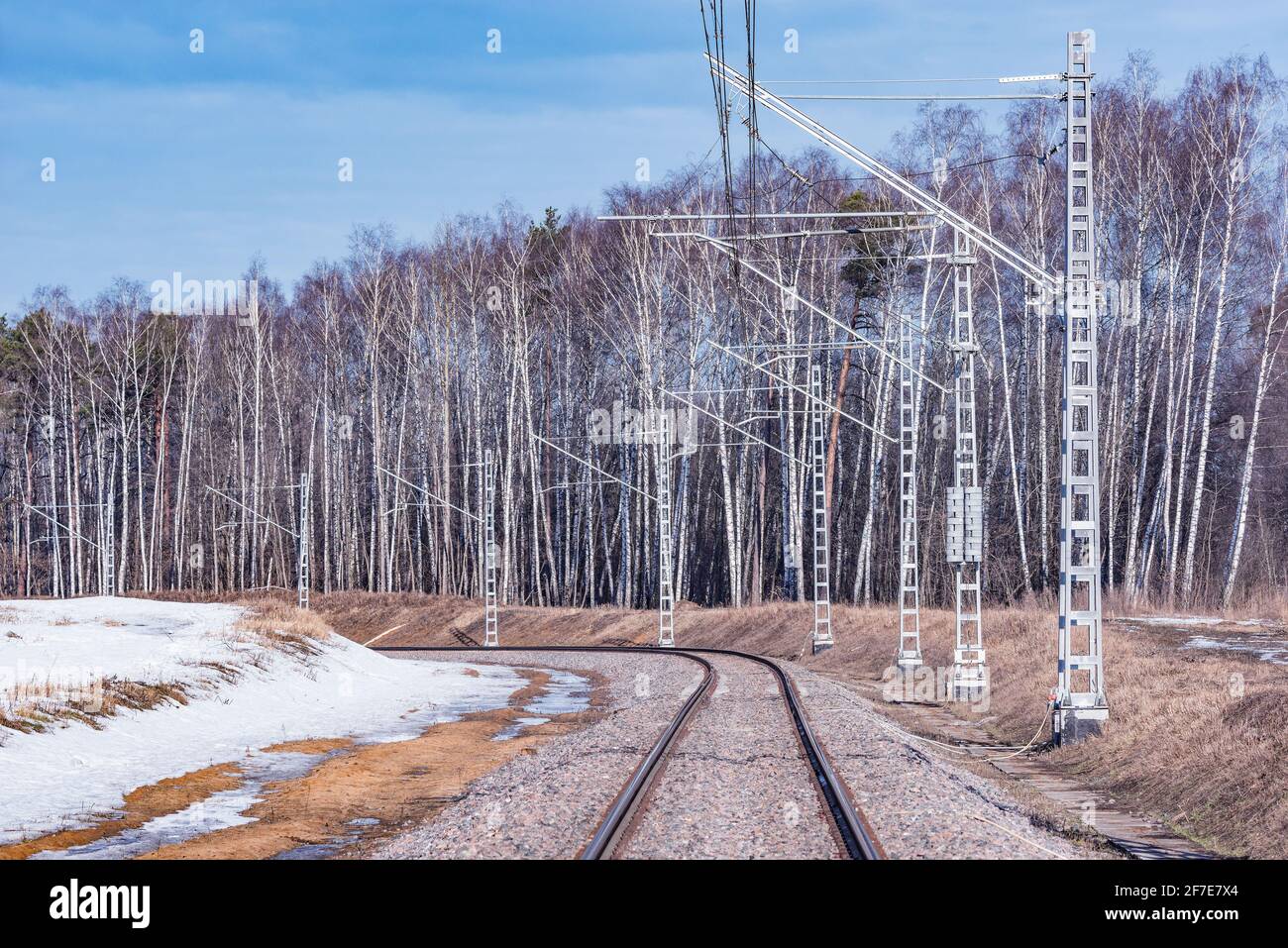 Electrified Railway Line High Resolution Stock Photography and Images - Alamy