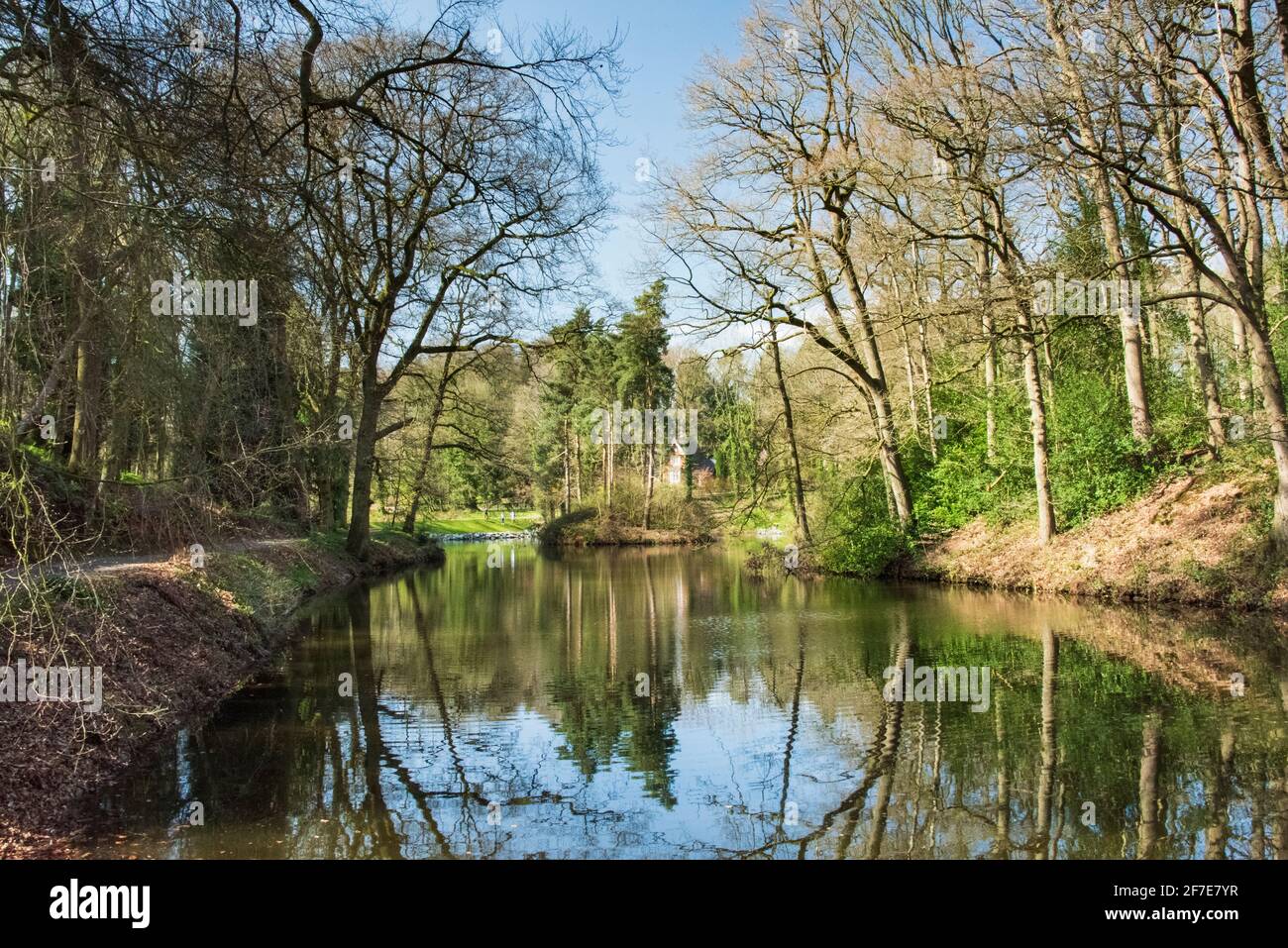Hodnet Hall Gardens Stock Photo - Alamy