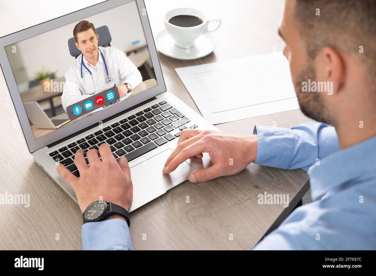 Telehealth background hi-res stock photography and images - Alamy