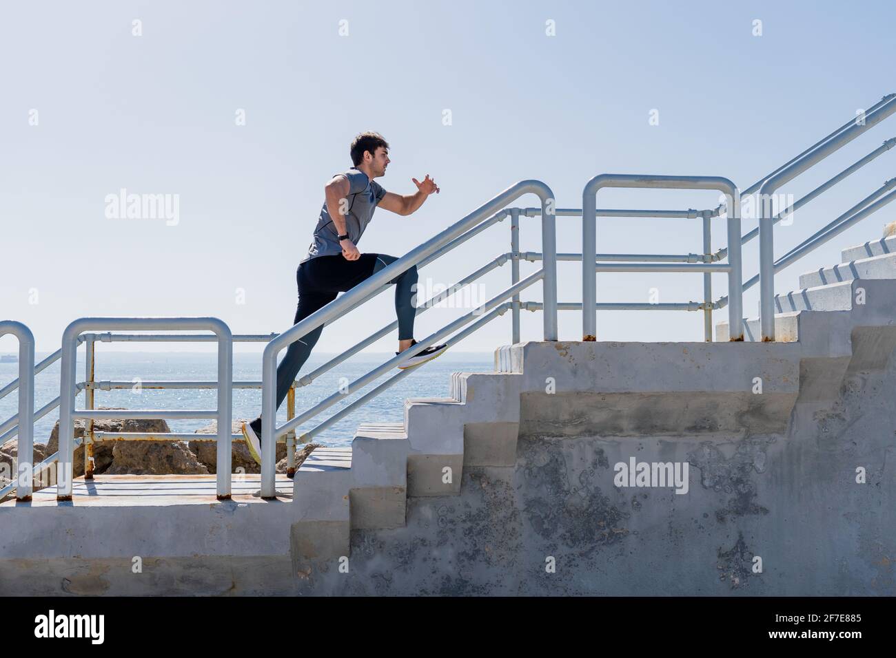 Running Up Stairs Exercise High Resolution Stock Photography and Images ...
