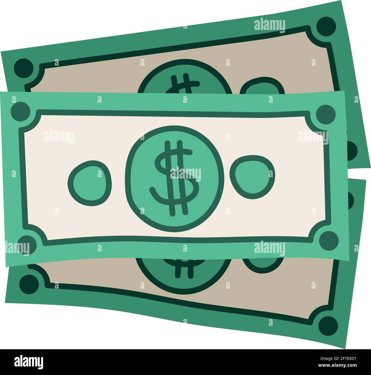 cute dollars icons Stock Vector Image & Art - Alamy