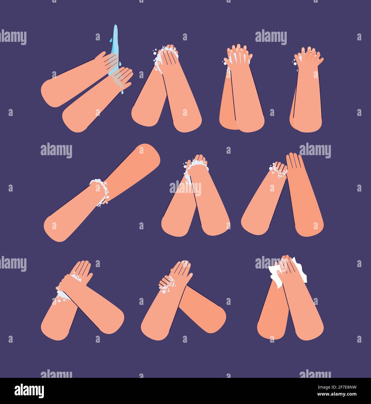 clean hands icons Stock Vector Image & Art - Alamy