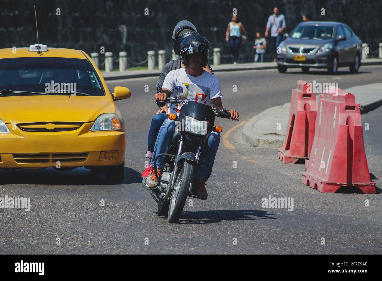 Woman taxi driver colombia hi-res stock photography and images - Alamy