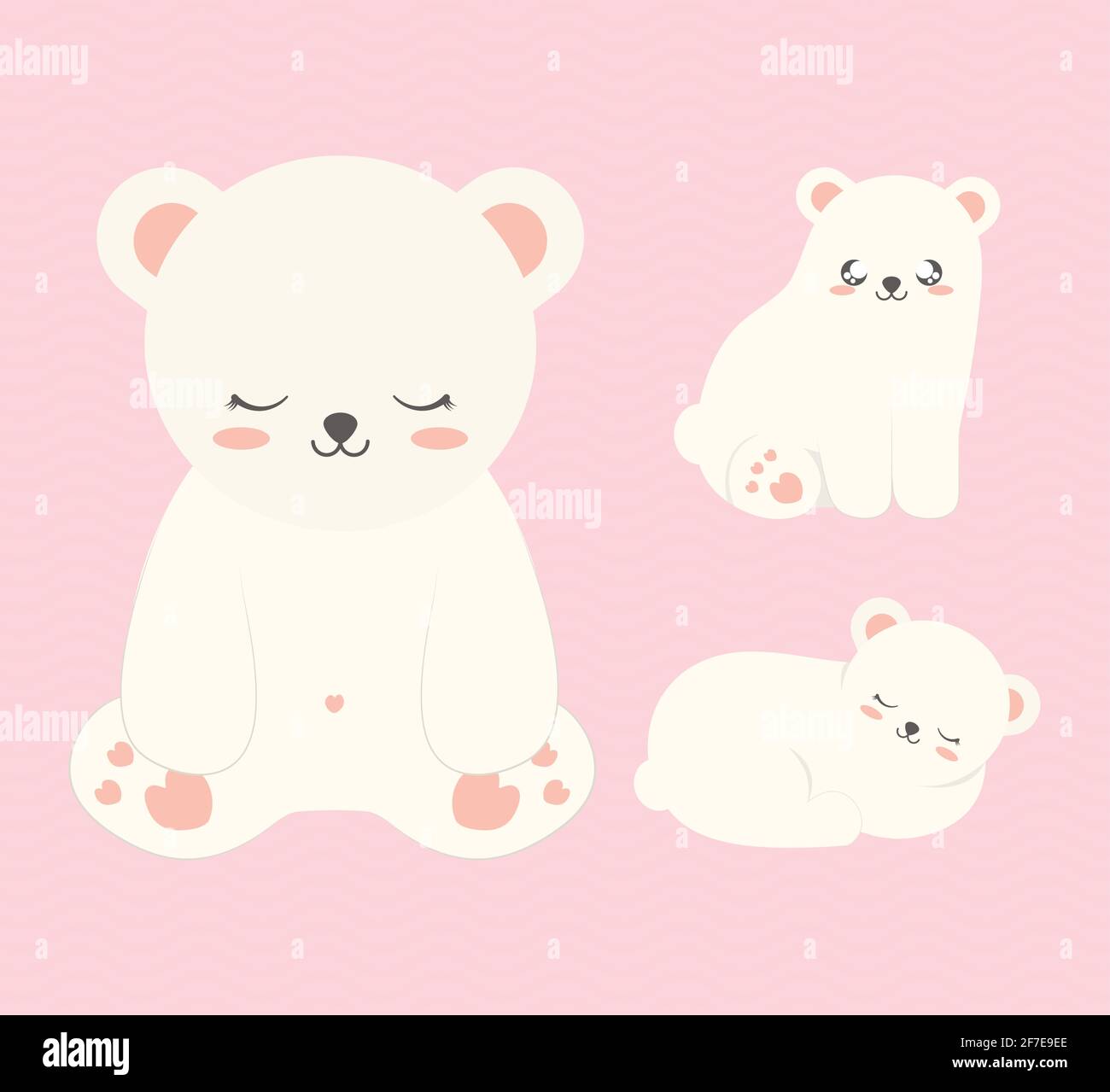 three cute bears Stock Vector Image & Art - Alamy