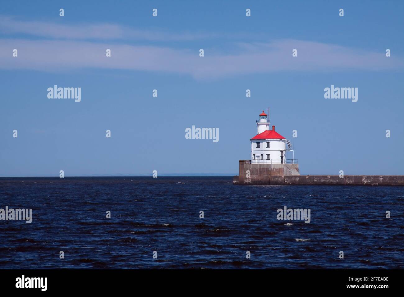 Wisconsin Point Lighthouse Stock Photo - Alamy