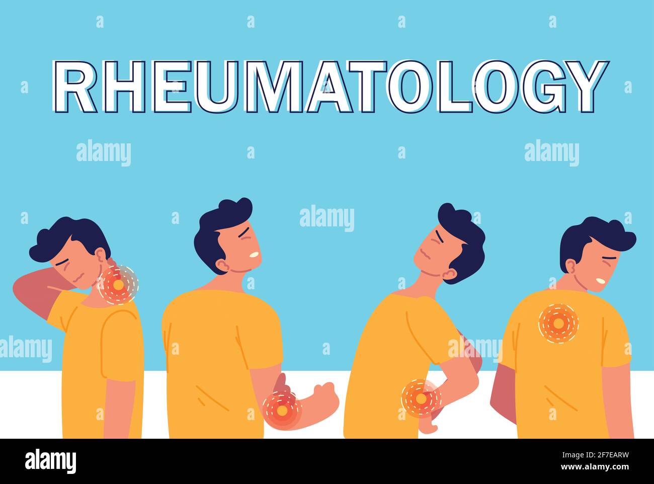 rheumatology disease man Stock Vector Image & Art - Alamy