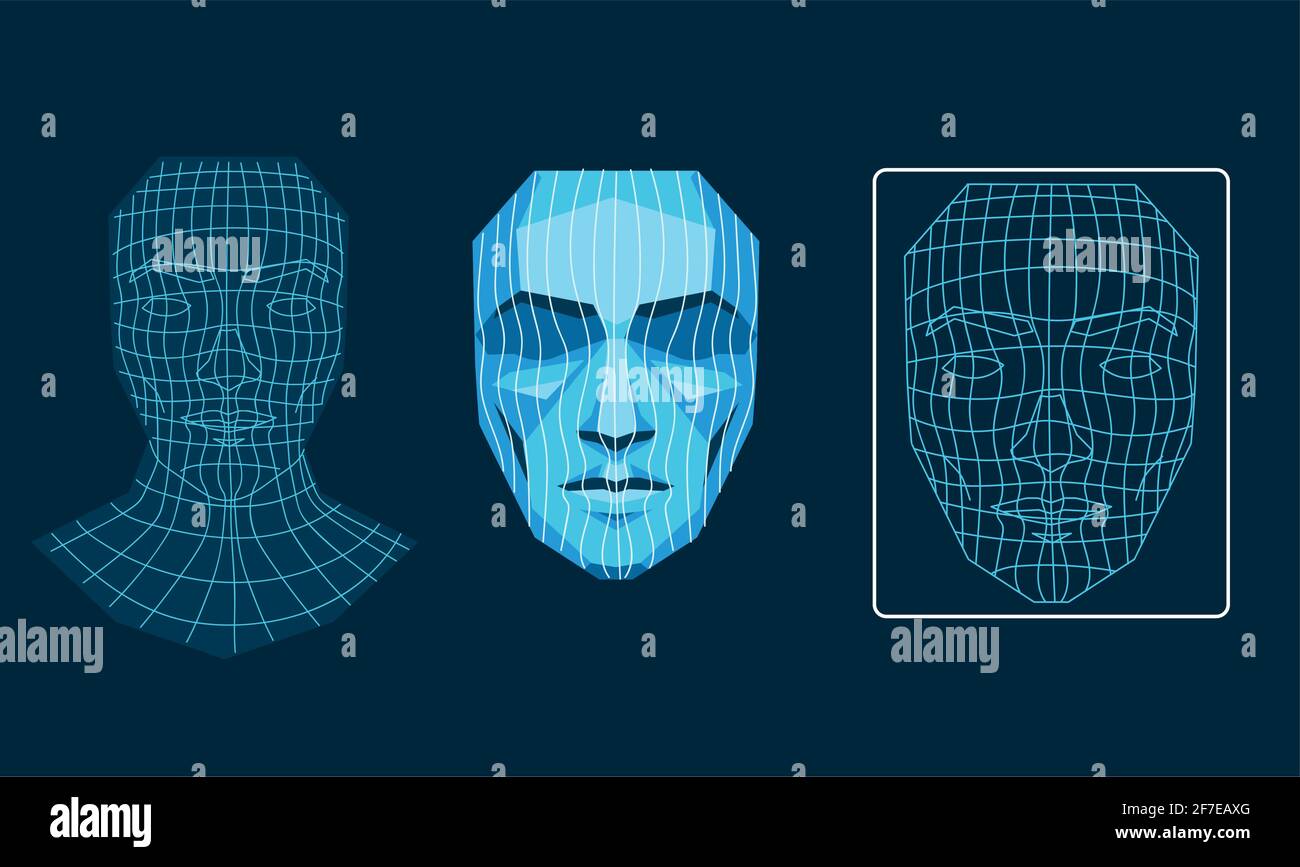 face scanning technology Stock Vector Image & Art - Alamy