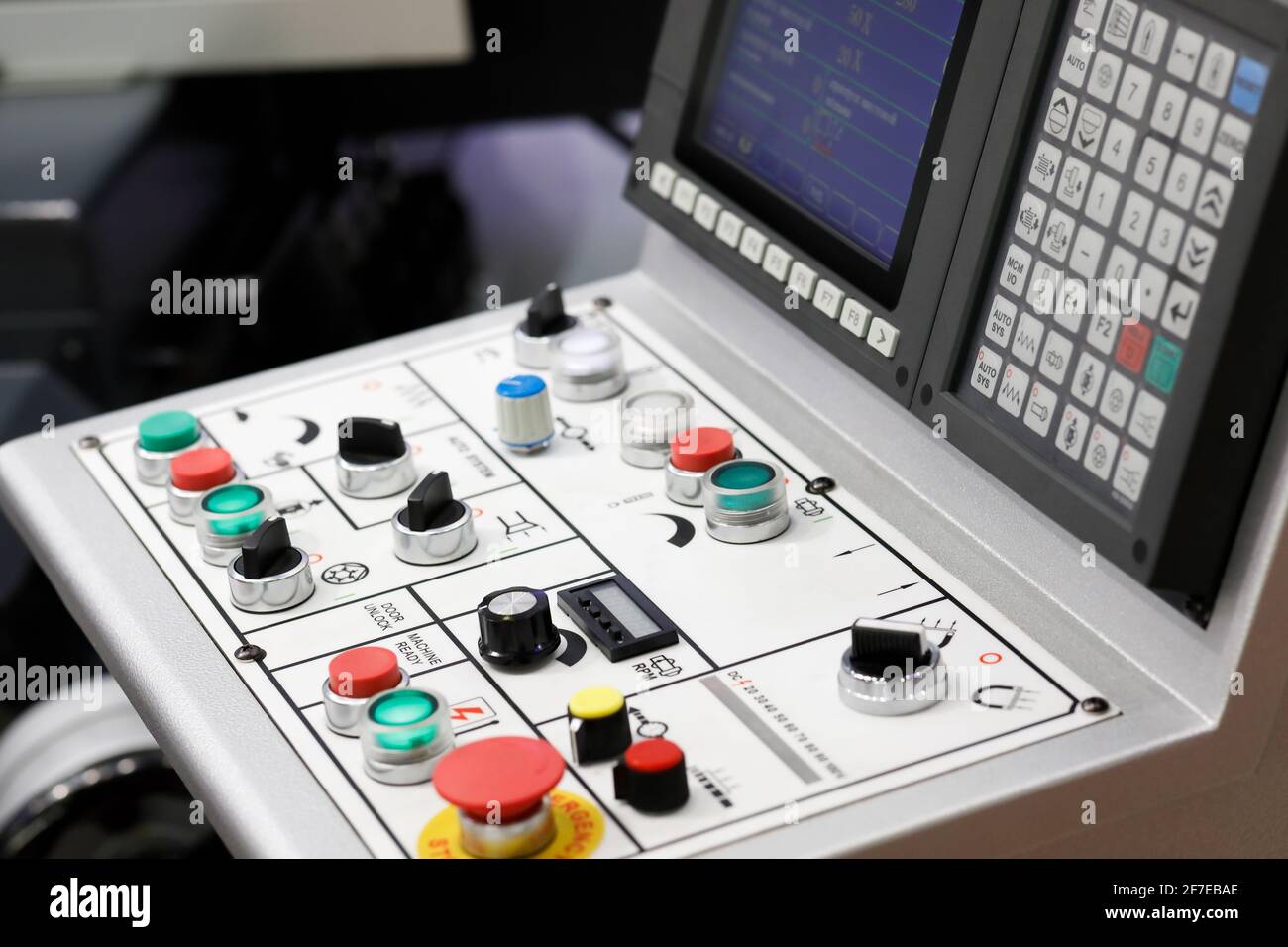 Lathe control panel hi-res stock photography and images - Alamy