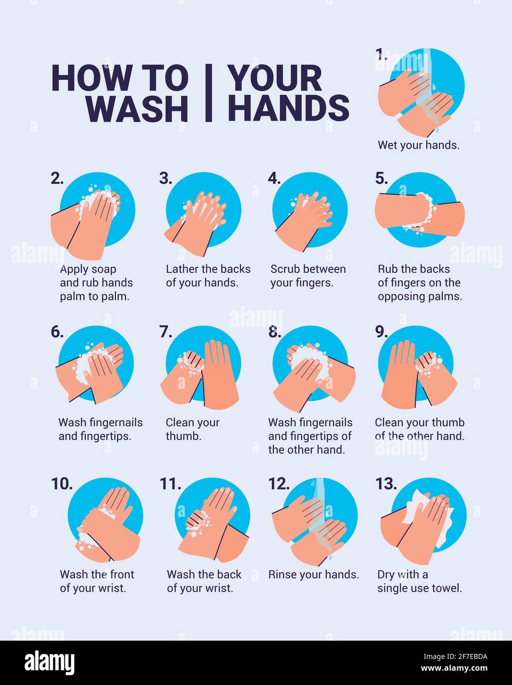 clean hands guide Stock Vector Image & Art - Alamy