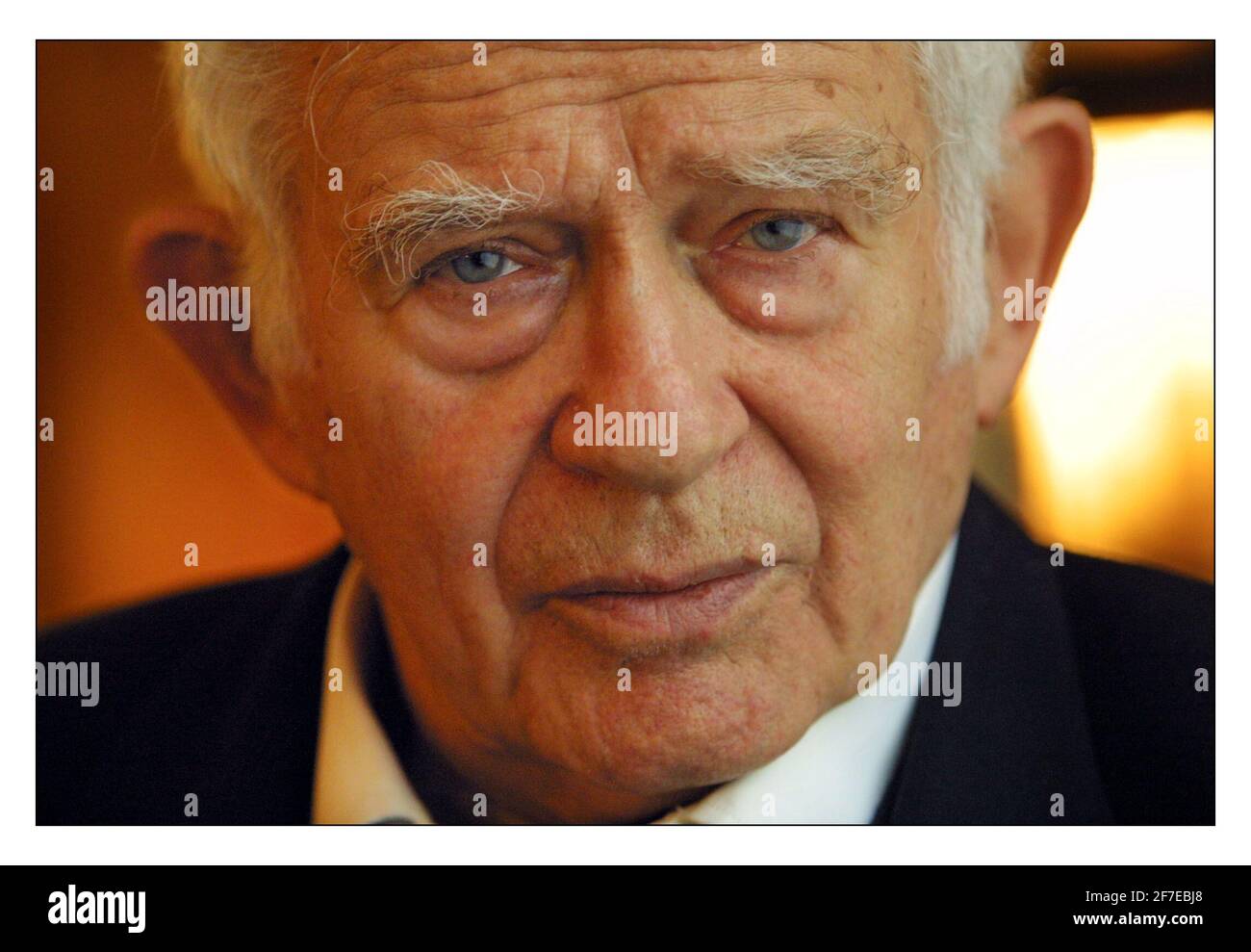 Norman Mailer in the Savoy Hotel, London.pic David Sandison 4/2/2002 ...