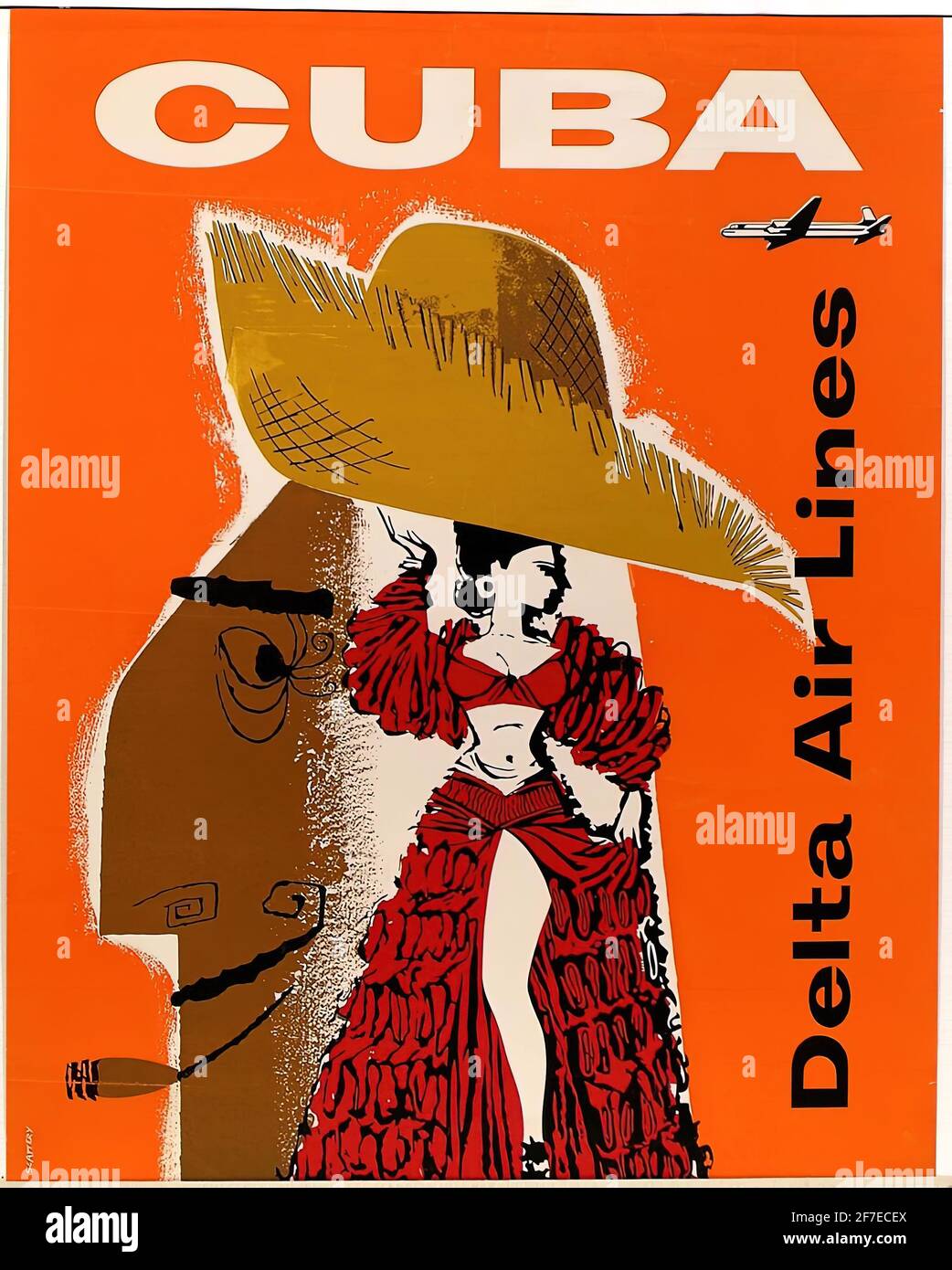 Vintage delta airlines hi-res stock photography and images - Alamy