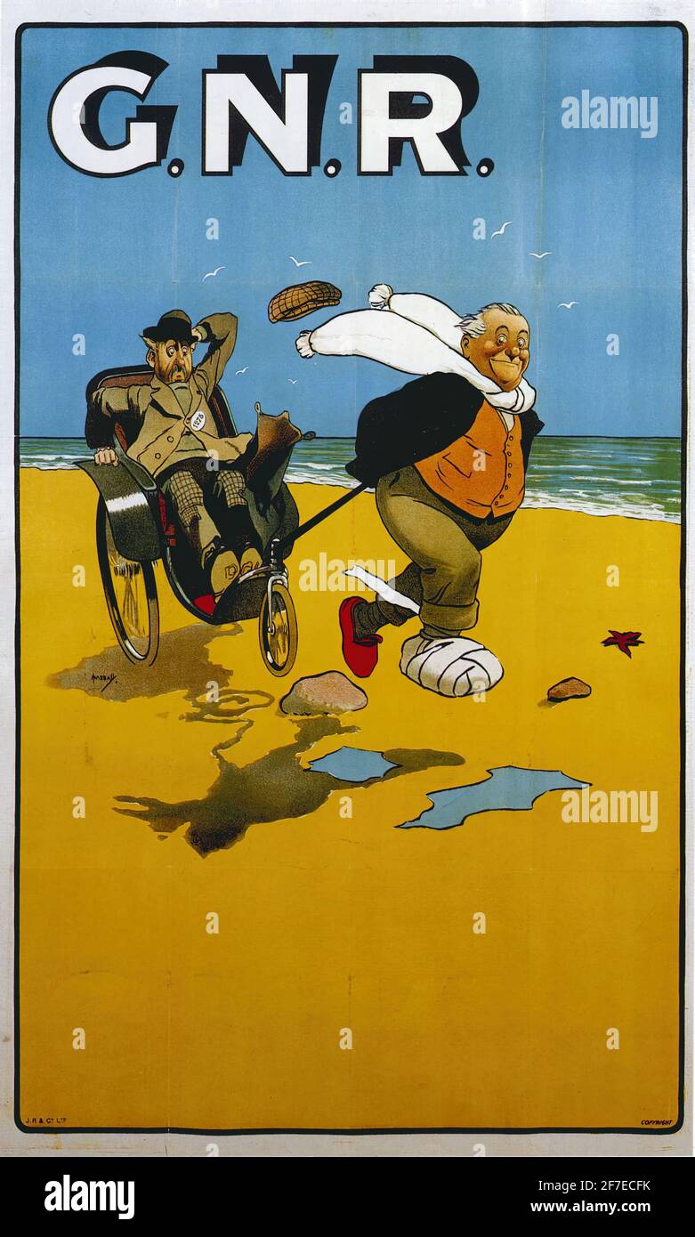 Great northern railway posters hi-res stock photography and images - Alamy